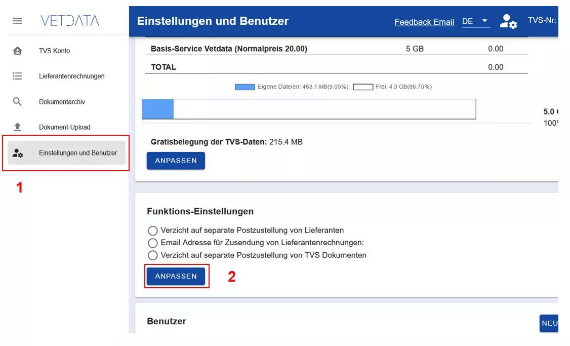 Dokumentation für Tierarztpraxen – VETdata
